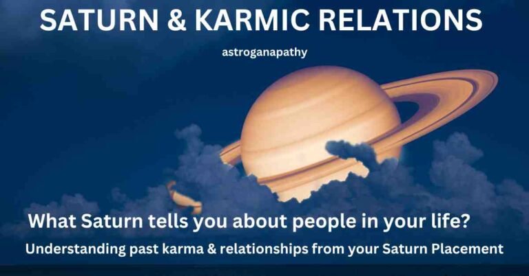 Saturn Placement in your Birth Chart and Karmic Relationships with ...
